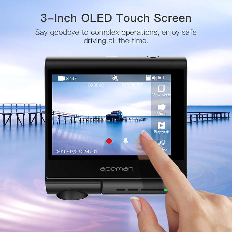 Apeman C770 Dual Lens Dash Camera – eplanetworld